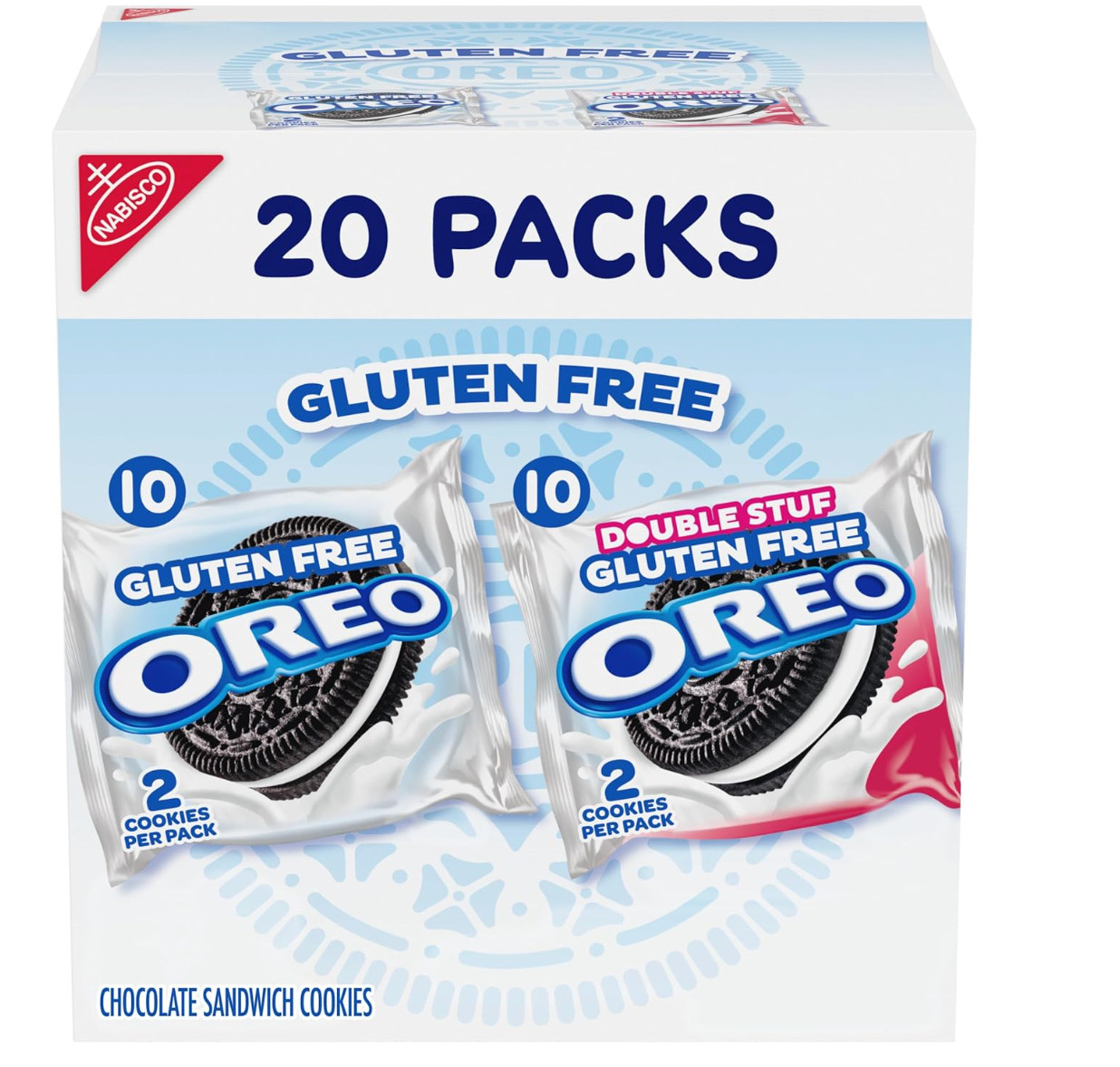 OREO Gluten Free Original & Double Stuf Chocolate Sandwich Cookies ...