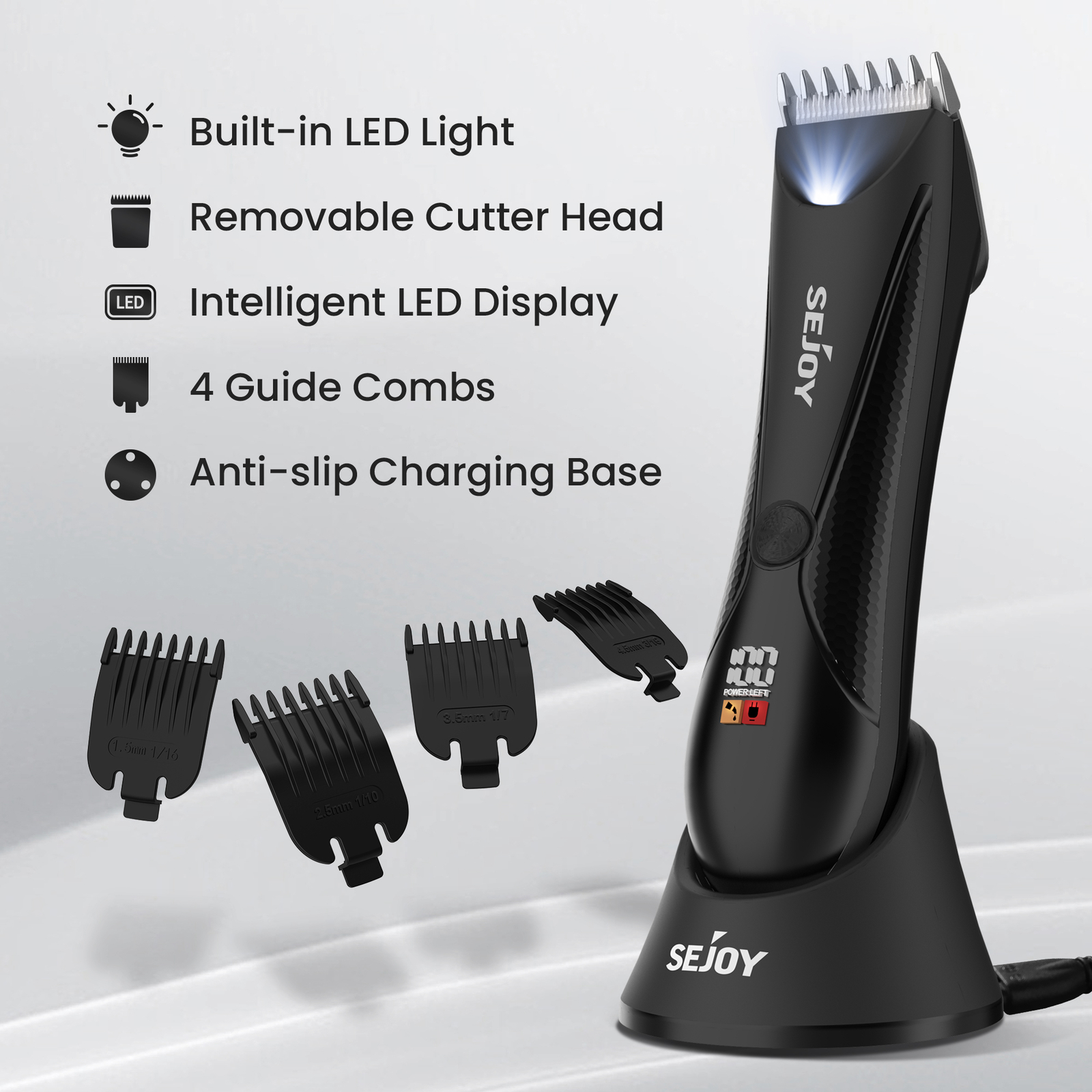 Electric Men Pubic Hair Trimmer Groin Body Hair Ball Shaver Clipper ...