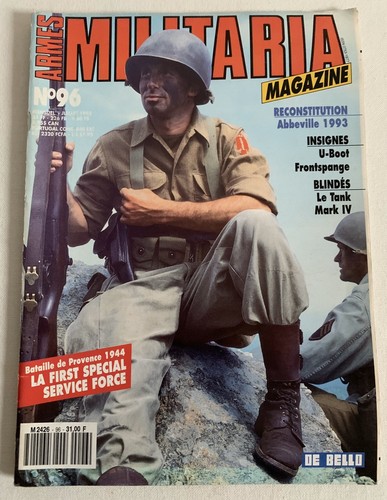 (M85) ARMES MILITARIA MAGAZINE N° 96 - MENSUEL JUILLET 1993 - TBE | eBay