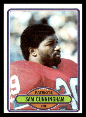Sam Cunningham 1980 Topps Card #119 New England Patriots | eBay
