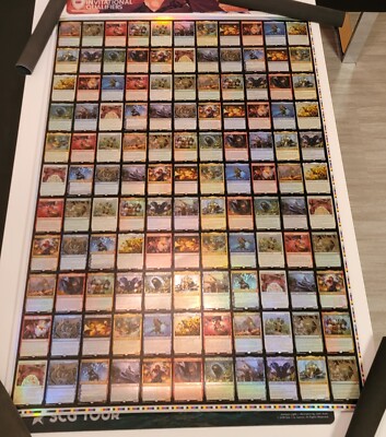 MTG Magic The Gathering Uncut Sheet Foil Bloomburrow Mythics | eBay