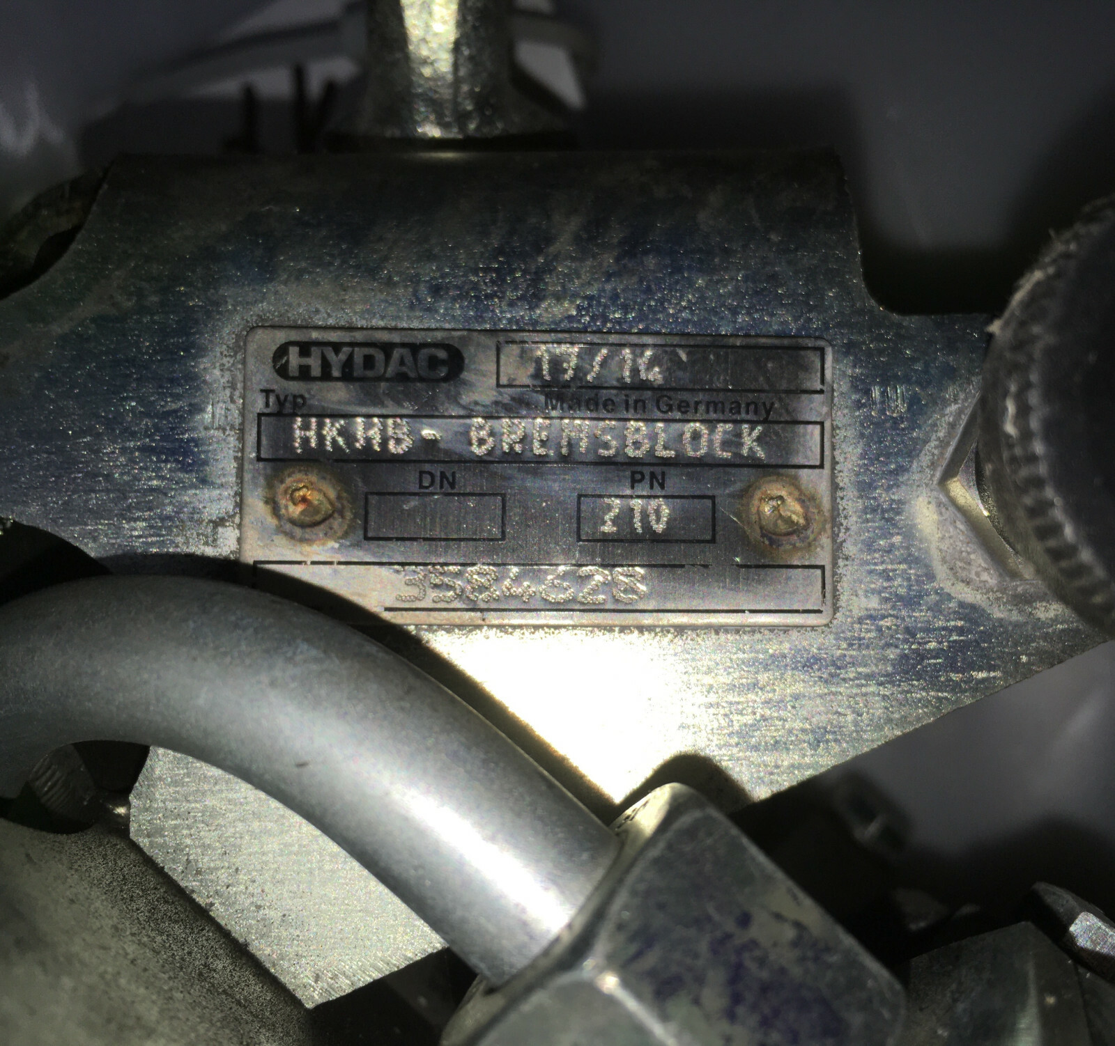 HYDAC HKHB Bremsblock GRIMME B92.50871 Sicherheitsbremsventil SE150 SV ...