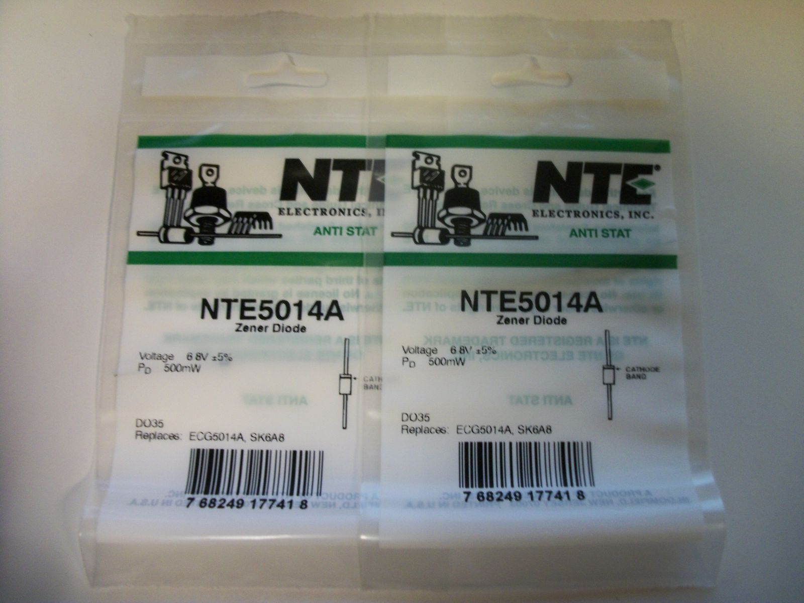 NTE Electronics - NTE5012A NTE5013A NTE5014A NTE5017A NTE5019A NTE5021A ...