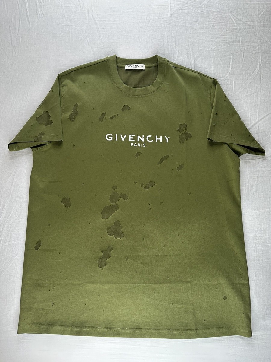 Givenchy Paris Destroyed T-shirt Size S Oversized | eBay Givenchy Paris Destroyed T-shirt Size S Oversized | eBay