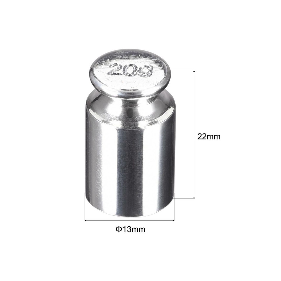 Gram Calibration Weight 20g M2 Chrome Plated Steel for Digital Balance ...