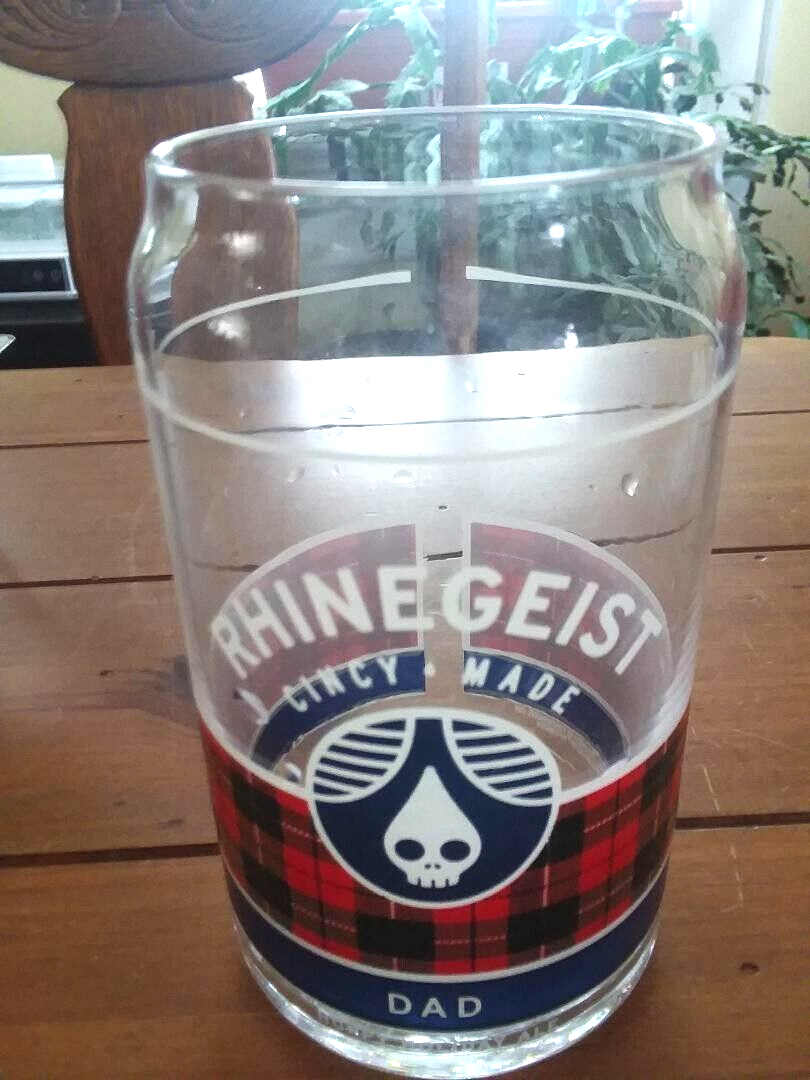 Rhinegeist Dad Beer Glass, Happy Holiday Ale | eBay