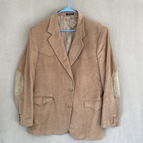 CcC Western Wear Mens 44L Ranch & Western Wear Corduroy Blazer Brown ...
