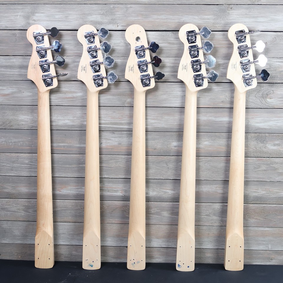 Squier Sonic Precision P Bass Neck Lot Damaged Neck Lot Stripped Truss ...