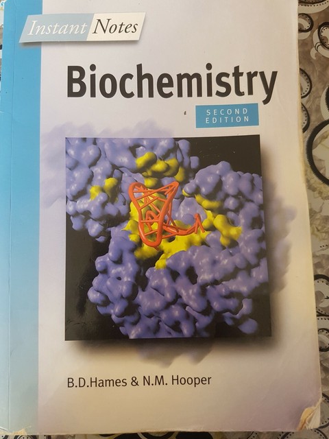 BIOS Instant Notes in Biochemistry by Nigel Hooper, David Hames ...