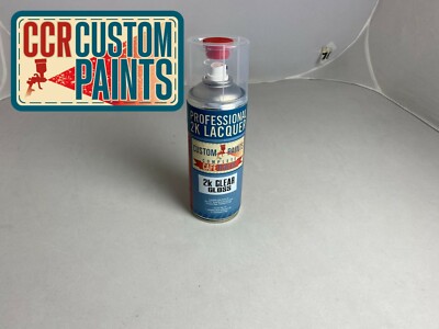 2K GLOSS CLEAR / LACQUER 400ML AEROSOL/SPRAY CAN - PRO QUALITY PAINT | eBay