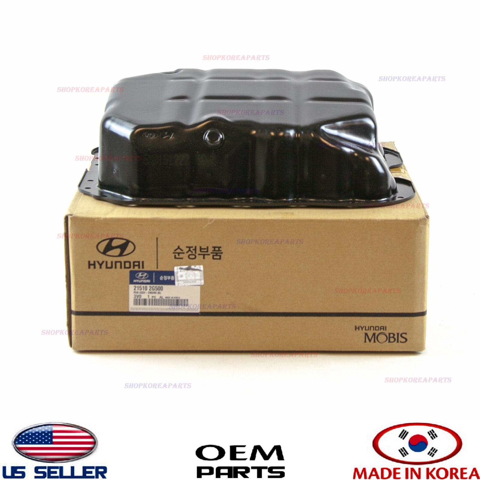 ENGINE OIL PAN 【GENUINE】 FOR VARIOUS HYUNDAI KIA 2.0L 2.4L 2008-2014 ...