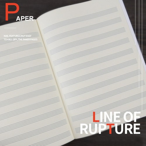 Music Notebook Blank Music Notebook Writing Paper 16 Sheets Accessories ...