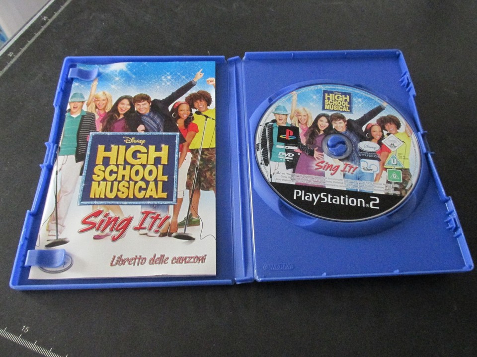 High School Musical Sing It PlayStation 2 PS2 Game Excellent Condition ...