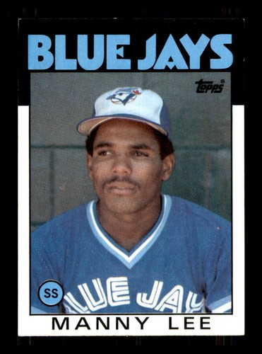 1986 BASEBALL 1986 Topps Manny Lee Toronto Blue Jays #23 RC1 | eBay