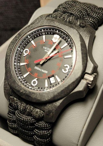 Victorinox Inox Carbon Quartz Victorinox watch Wristwatch used in JP ...
