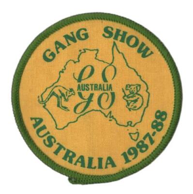 1987-88 Gang Show Australia BSA Patch GN Bdr. [VA-3438] | eBay