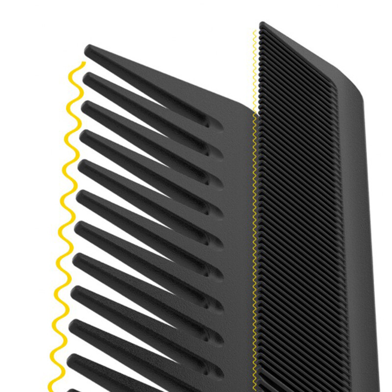 Carbon Fiber Comb Set Professional Hair Tail Comb Salon Cutting ...