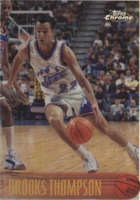 1996-97 Topps Chrome - Brooks Thompson #219R Refractor for sale online ...
