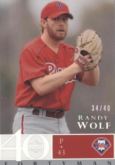 2003 Upper Deck 40 Man - Randy Wolf #684 Rainbow /40 for sale online | eBay