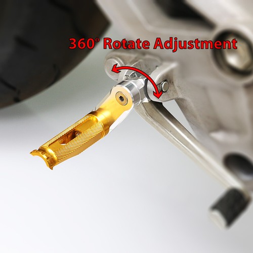 MFP 40mm Adjustable Gold Front Foot Pegs For Razor MX350 MX400 MX500 ...