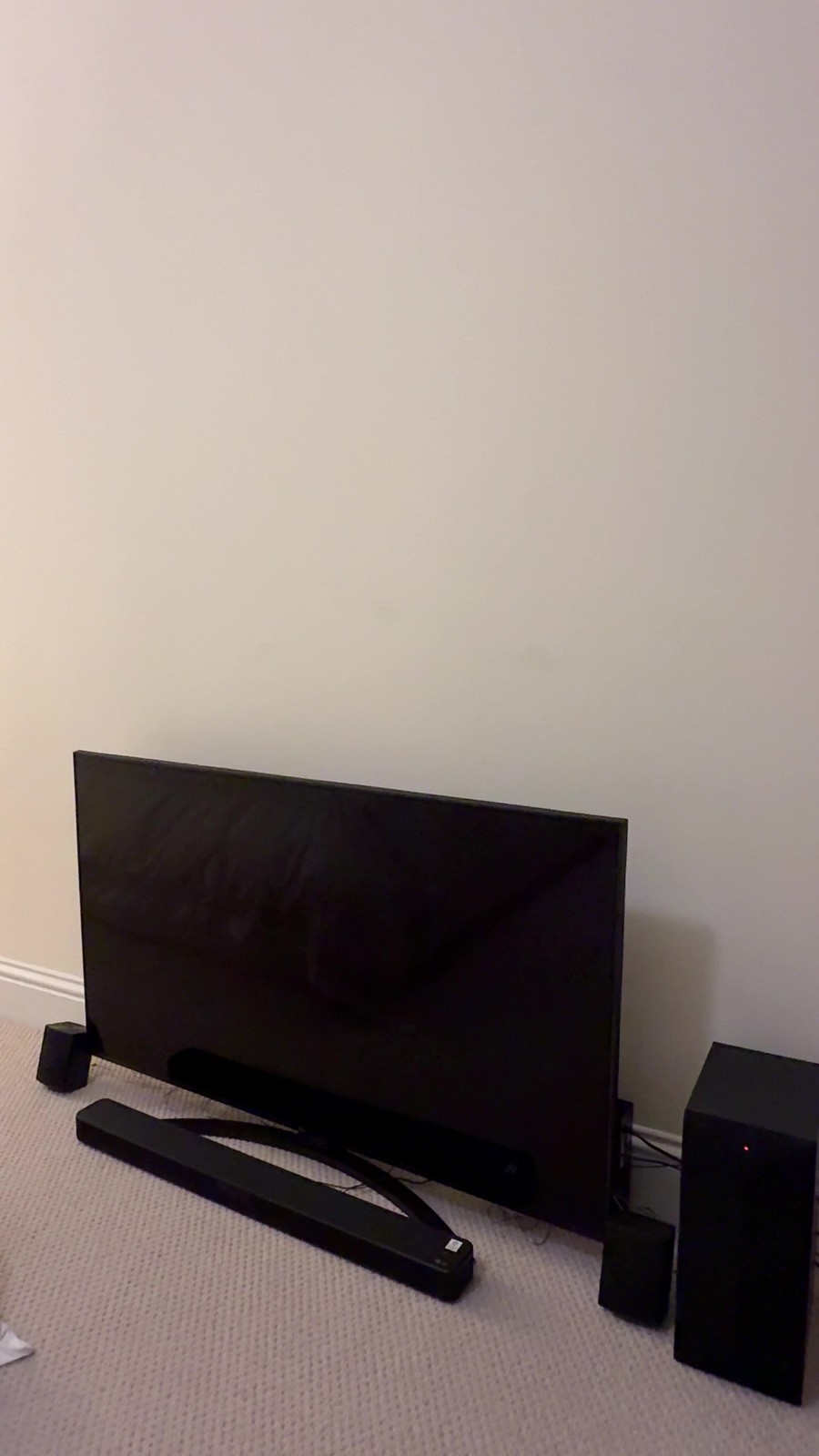 LG 55-inch 4K UHD LED TV with LG soundbar, purchased in Middle East ...