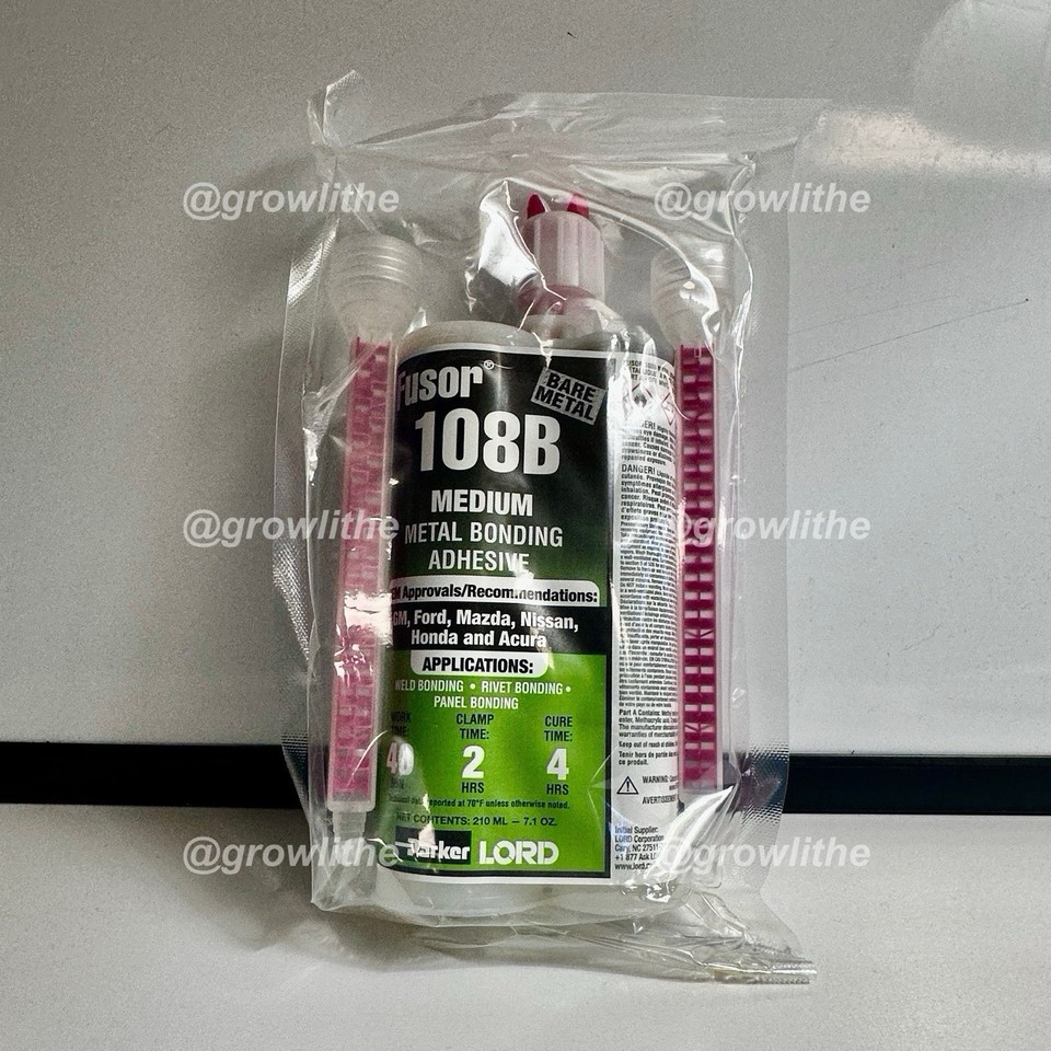 Lord Fusor 108B Medium Metal Bonding Adhesive Epoxy Auto Body Panel ...