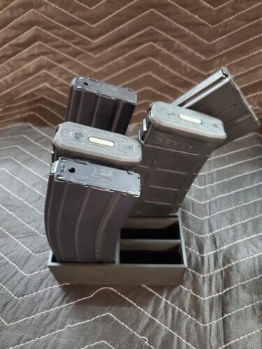 .223 5.56 MAGAZINE STAND RACK MAG STRORAGE 10 SLOT SAFE AMMO SHELF 223 ...