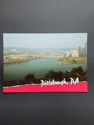 Postcard Pittsburgh's Three Rivers Vintage | eBay