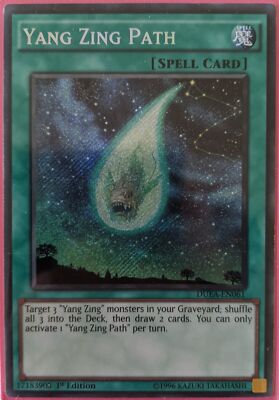 YuGiOh Yang Zing Path Secret Rare 1st Edition DUEA-EN061 | eBay