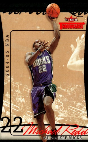 2004-05 Fleer Throwbacks #18 Michael Redd Milwaukee Bucks | eBay