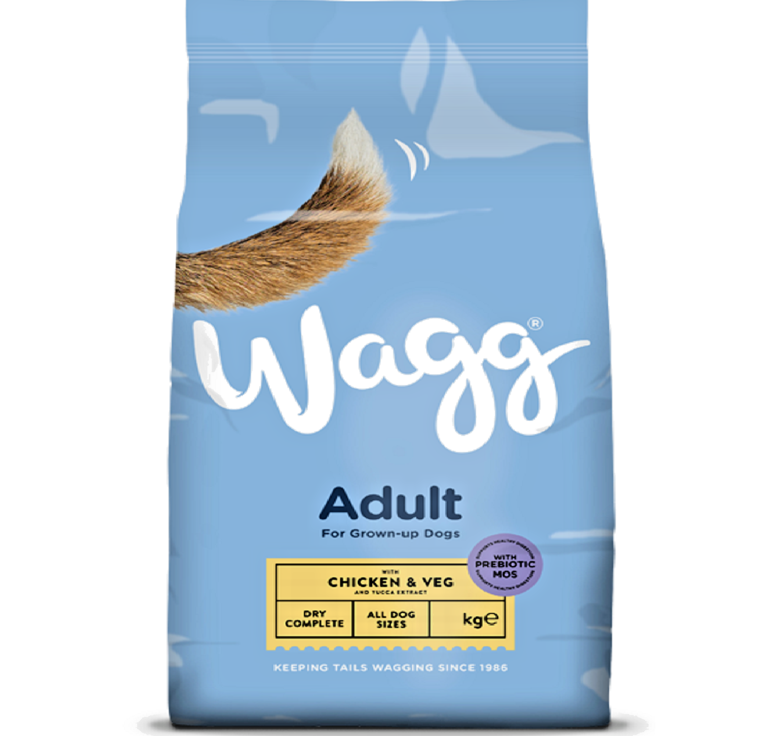 WAGG COMPLETE ADULT CHICKEN 1kg, 2kg, 4kg 12kg : Dry Dog Food bp ...