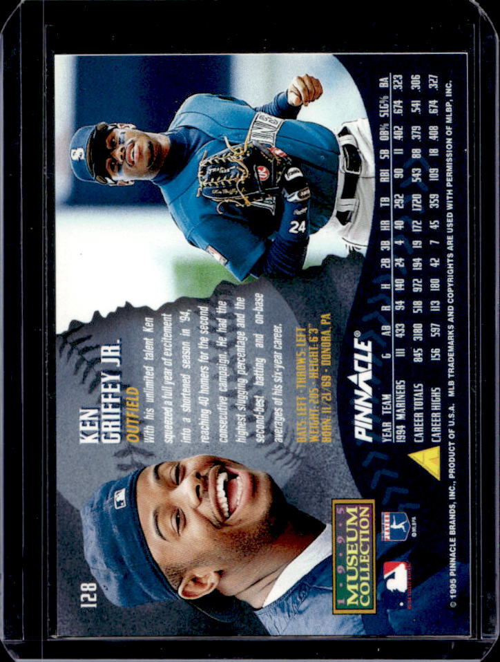 1995 Pinnacle Ken Griffey Jr. Museum Collection #128 | eBay