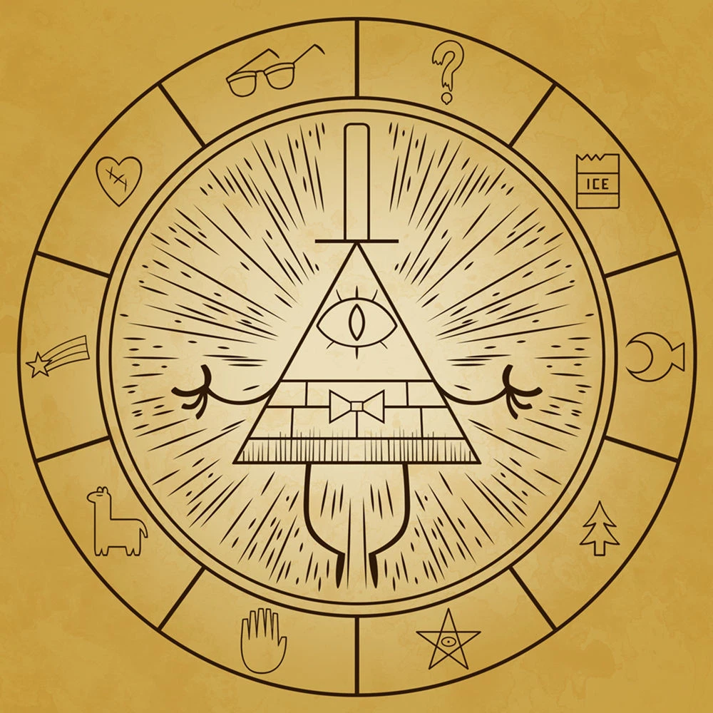 Gravity Falls Symbol Wheel