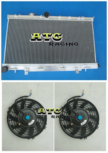 Aluminum Radiator+Fan for Subaru Impreza WRX STI GD GDA GDB 2001-2007 ...