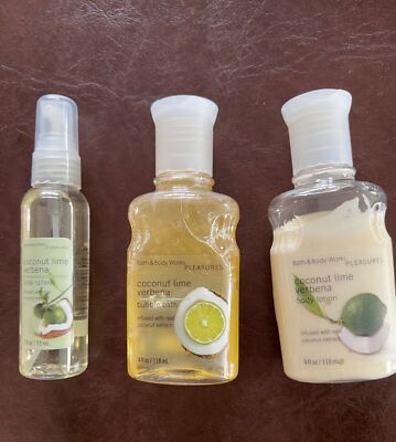 Bath & Body Works Coconut Lime Verbena Body Lotion Spray Bath Travel ...