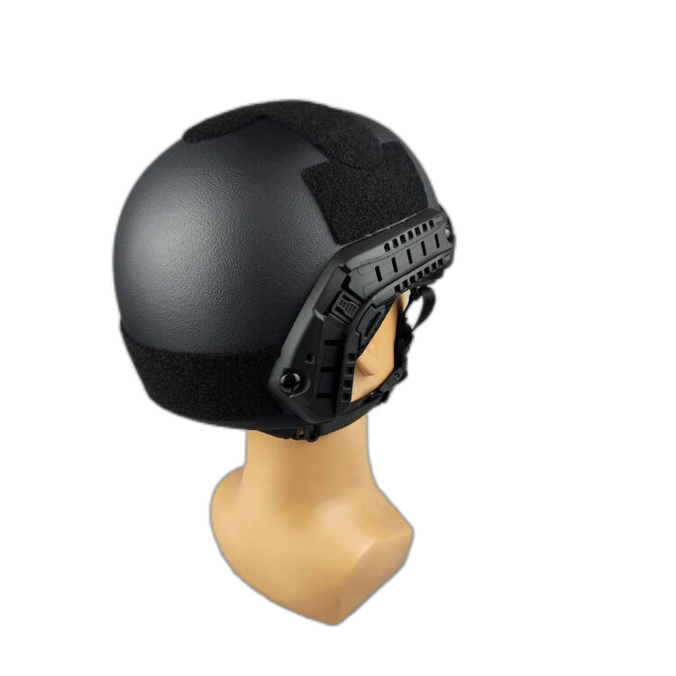 Tactical Black Ballistic IIIA Level 3A Bulletproof Helmet Aramid Fiber ...