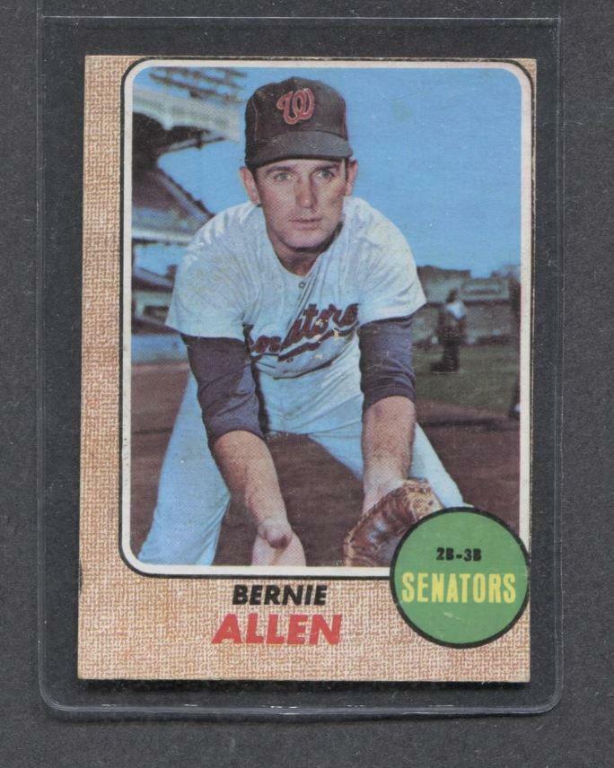 1968 Topps #548 Bernie Allen (Senators) Ex | eBay