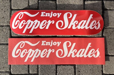 Copper Skates Coca Cola Logo Enjoy Jeff Grosso Spoof Skateboard | eBay