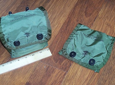2 Pack Medic Pouch Military USMC Army First Aid Bag Case ALICE MOLLE ...