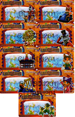 Konami Coin Pusher Arcade Game Round 1 Marble Carnival Card Game FULL ...