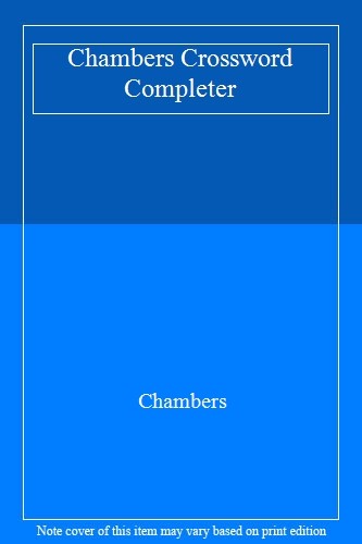 Chambers Crossword Completer. 9780550190512 | eBay