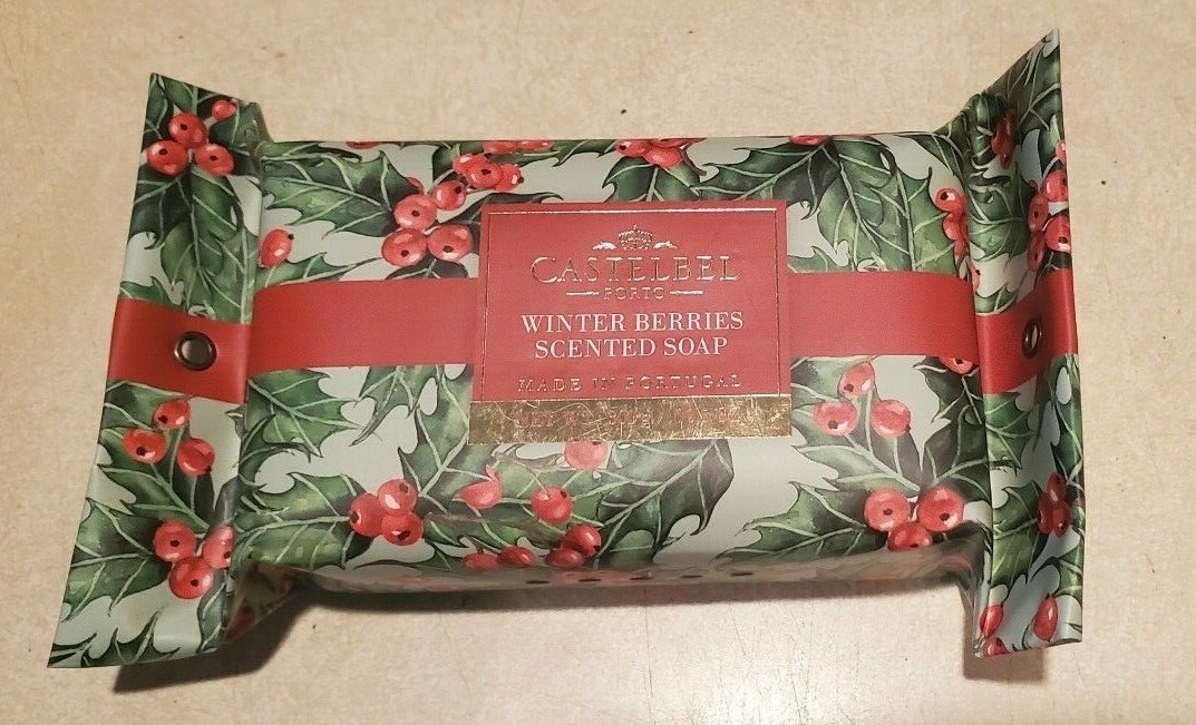 Castelbel Winter Berries Scented Bar Soap 10.5 Oz Portugal Christmas | eBay