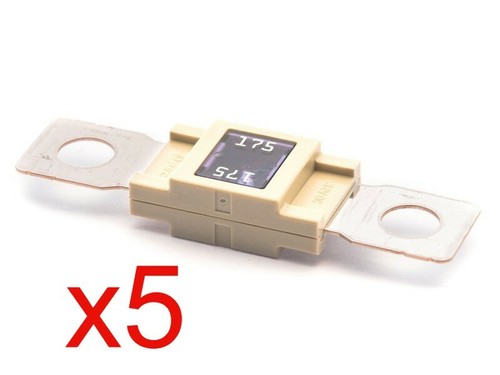 Five Flosser 8048175 Bolt On 175 Amp Fuses - Replaces MEGA and AMG Fuse ...
