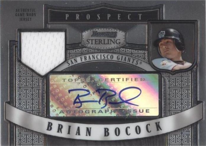 2007 Bowman Sterling - Prospects Brian Bocock #BSP-BB (AU, MEM, RC) for ...