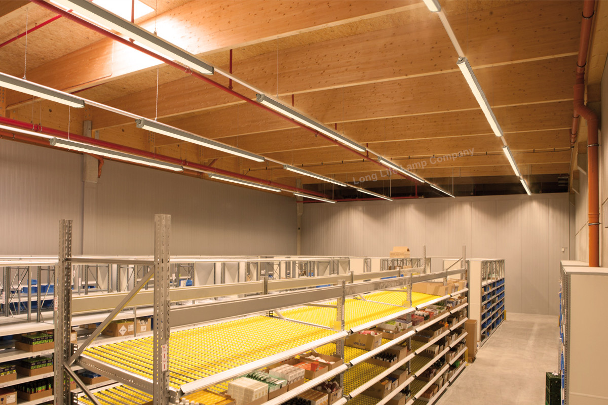 LED Ceiling Batten Light Fitting 4ft or 5ft Replaces T8 IP66 Warm White ...