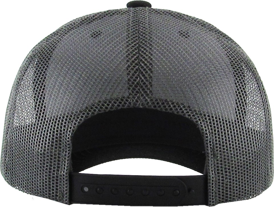 Classic 6 Panel Mesh Cotton Twill Trucker Cap Adjustable Snapaback Hat ...