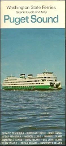 Seattle Ferry Boat Map