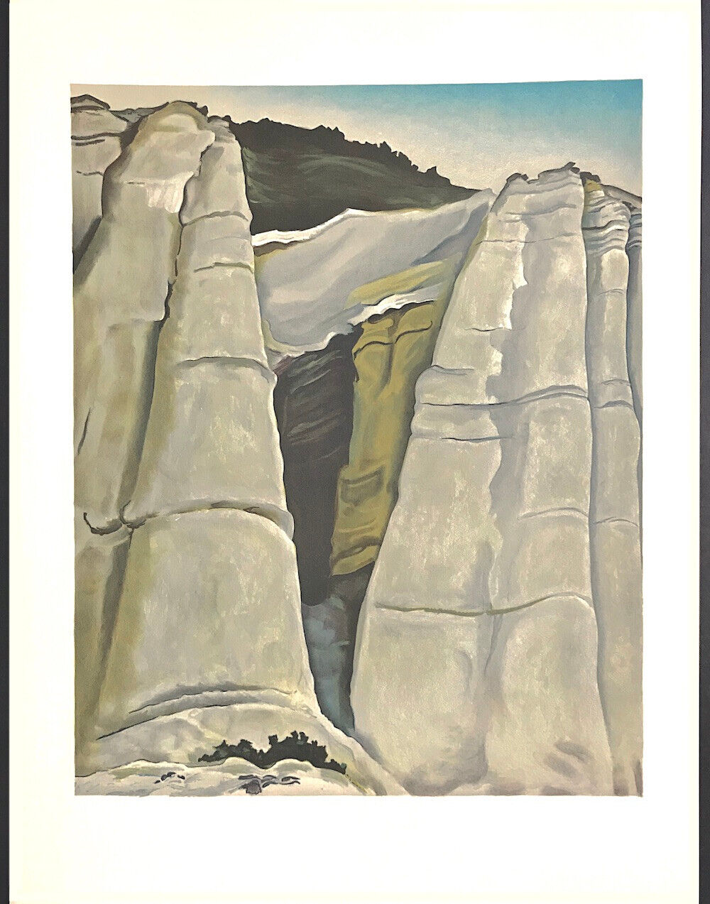 Georgia O'Keeffe FROM THE WHITE PLACE 1940, Lithograph, Abstract ...