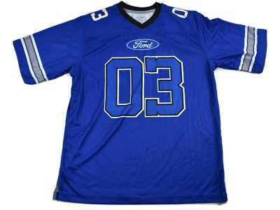 Ford Mens Built Tough #03 Football Jersey Shirt New S (34-36) | eBay