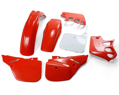 UFO Full Body Plastic Kit OEM / Red / White For Honda CR 500 R 1989 ...